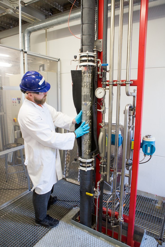 Pilot Scale Absorption Column - Center for Energy Resources Engineering