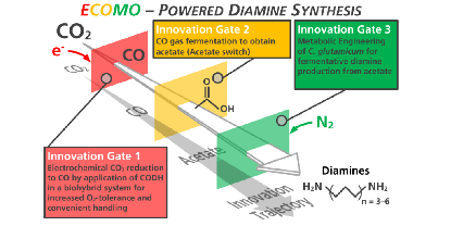 Electrobiocatalytic cascade for bulk reduction of CO2 to CO coupled to ...